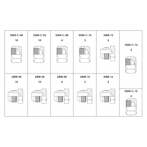 JIC Cap & Plug Kit - Brennan Industries