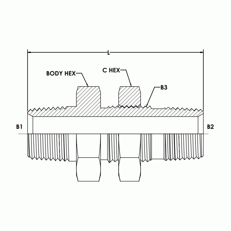2708-LN Tube Fittings and Adapters by Brennan Industries