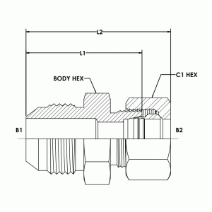 Brennan Industries 7005-DIN LIGHT-NBR Conversion Adapters