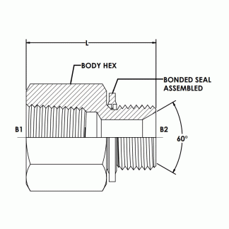 Brennan Industries 7042-BS Conversion Adapters