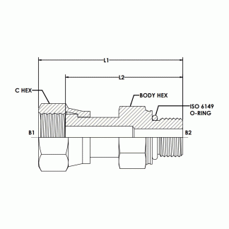Brennan Industries FS7752-O-ISO 6149 Conversion Adapters