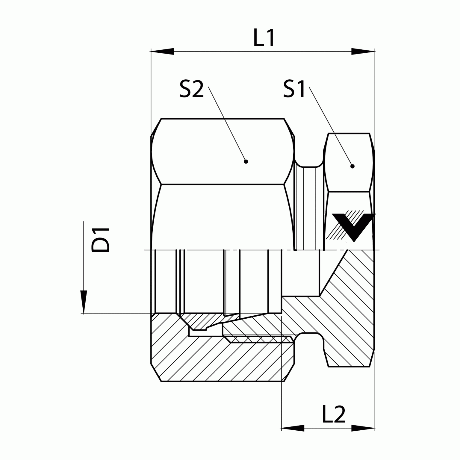 Brennan Industries D2408 DIN Fittings