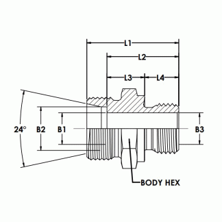 Brennan Industries D8400-CF-X DIN Fittings