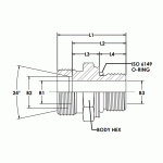 Brennan Industries D8400-ISO 6149-X DIN Fittings